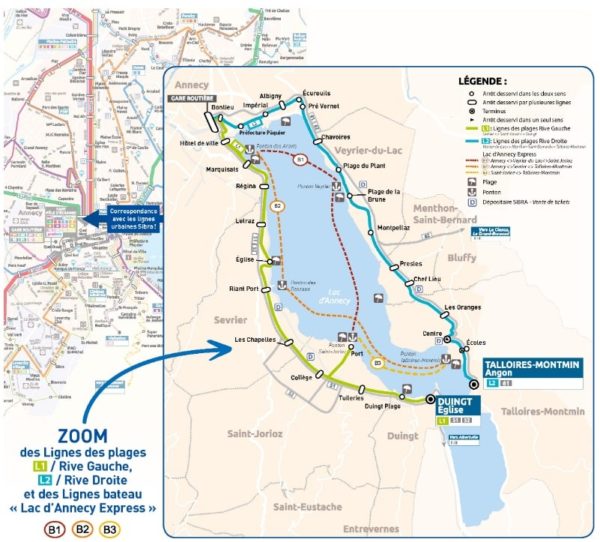How to get around Annecy: bus, bike, taxi