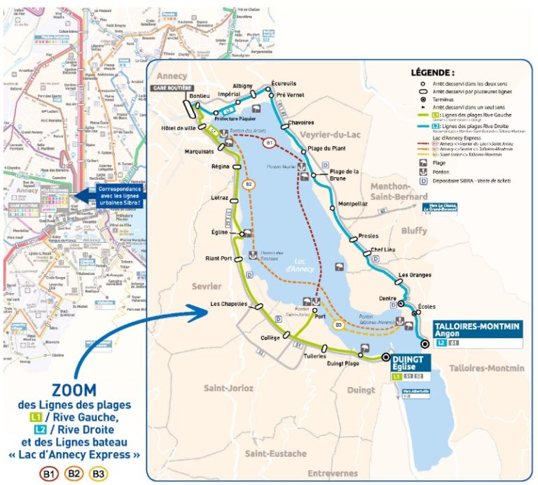 How to get around Annecy: bus, bike, taxi