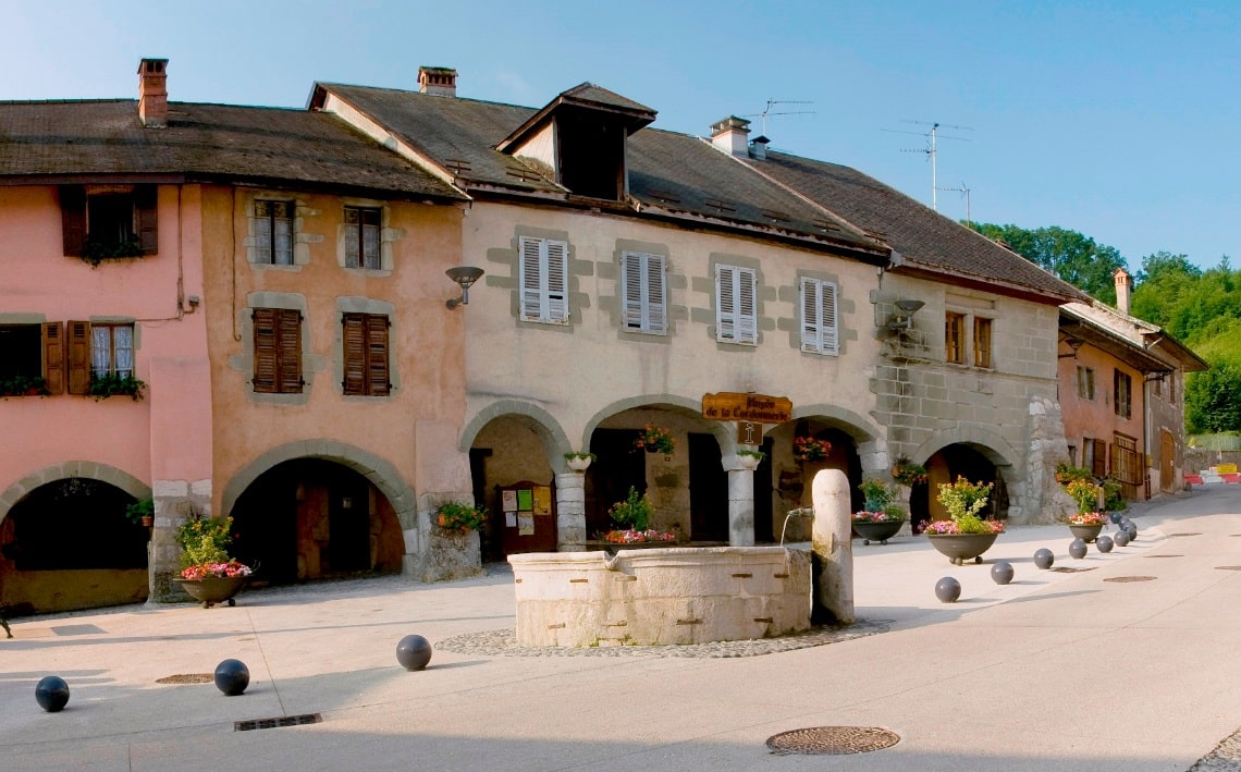 Town of Alby-sur-Chéran in Haute-Savoie