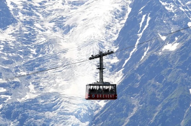 Chamonix Mont-Blanc, ski resort of Haute-Savoie