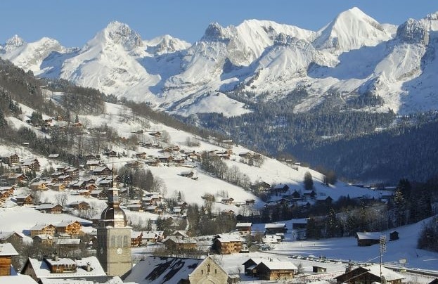 Le Grand Bornand, ski resort of Haute-Savoie