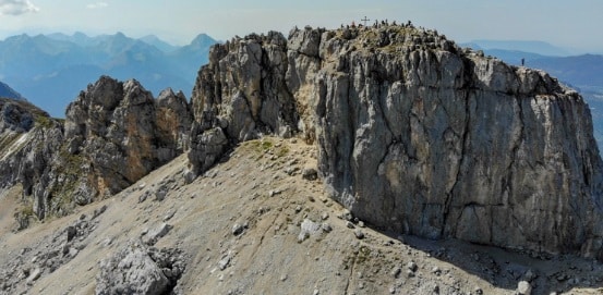 La Tournette, an emblematic mountain on the edge of Lake Annecy