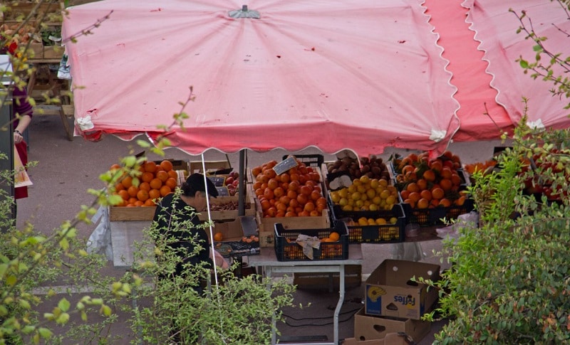 The markets of Annecy