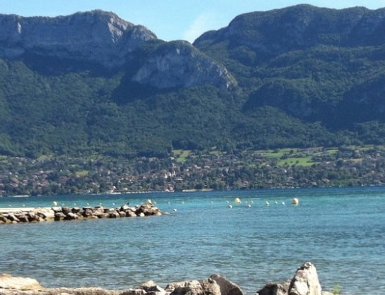 Annecy: discovering the beach at Sevrier