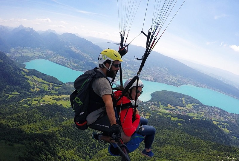 Paragliding in Annecy