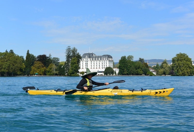 Water sports in Annecy: sports, places