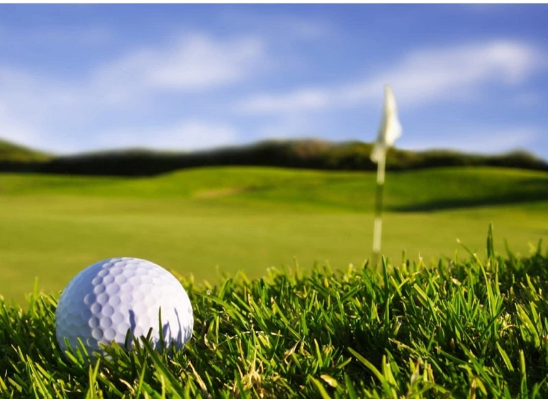 Golf course in Annecy and around the lake