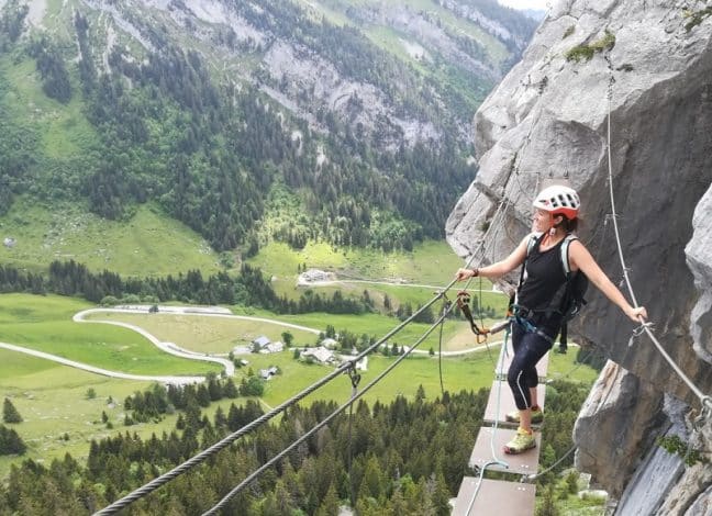 Via Ferrata near Annecy