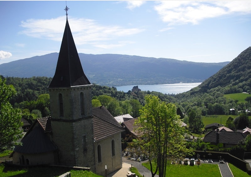 Bluffy, ein Dorf in den Aravis in Hochsavoyen