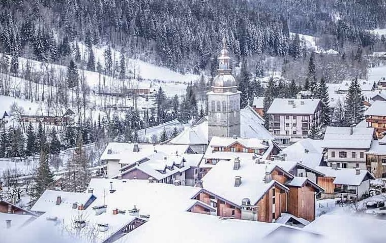 Le Grand Bornand, ski resort of Haute-Savoie
