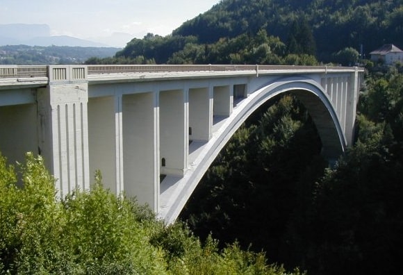 The Caille bridge at Cruseilles in Haute-Savoie
