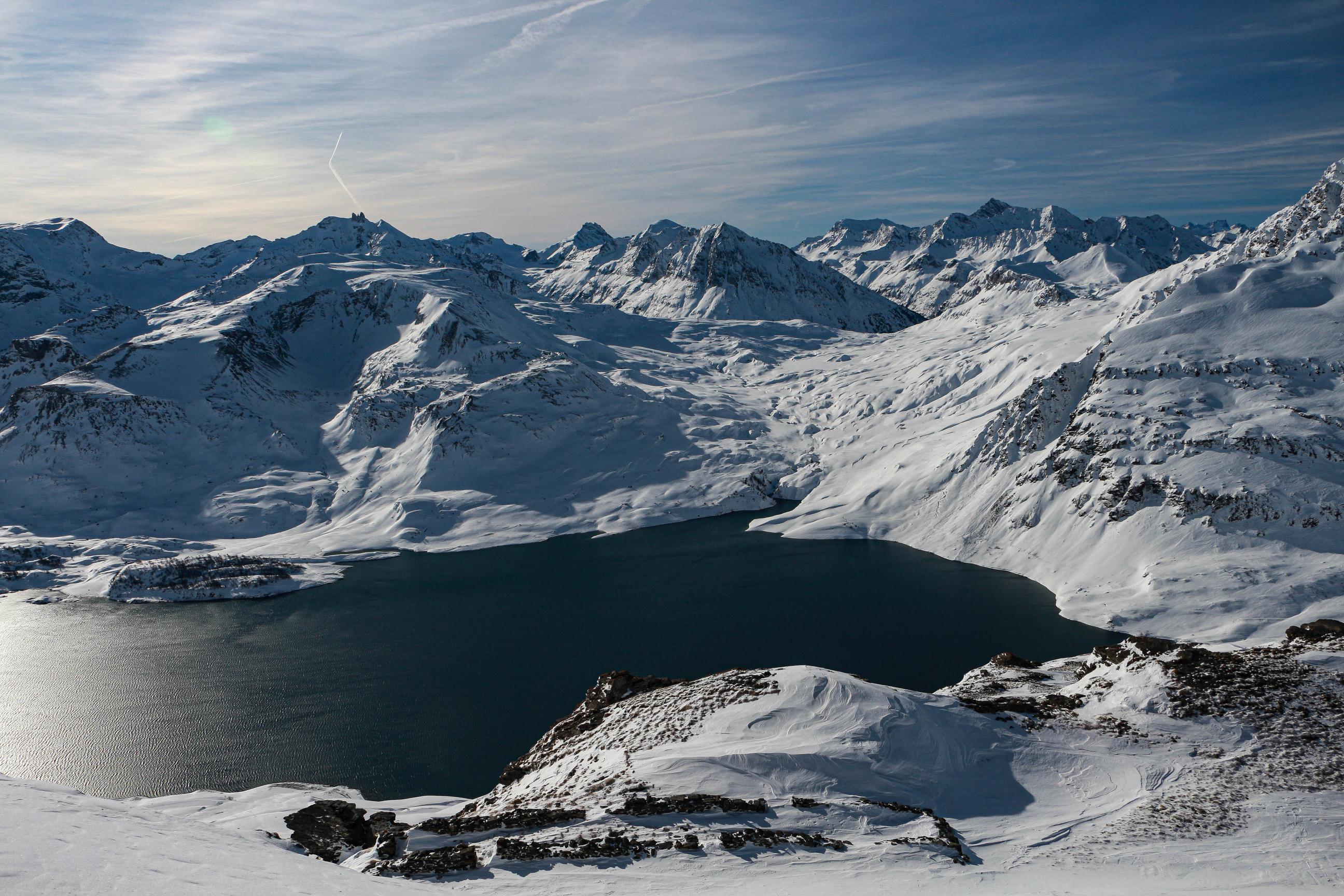 Val Cenis, station de ski de Savoie à la limite de l'Italie