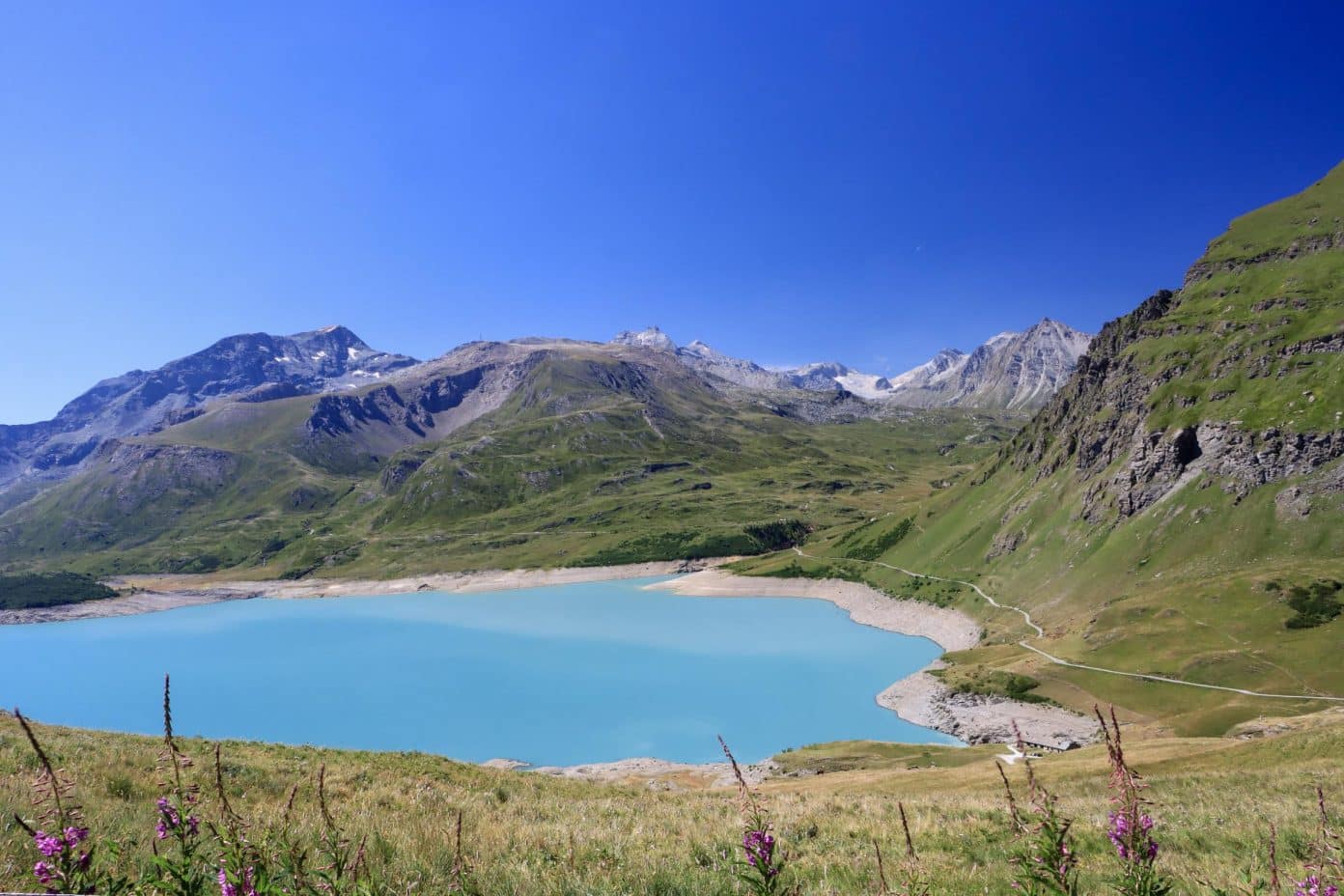 Val Cenis, een skioord in de Savoie op de grens met Italië