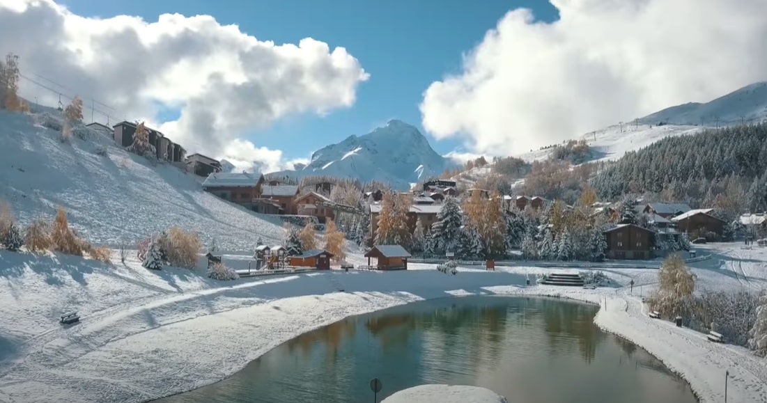Les Deux Alpes, ein 4-Jahreszeiten-Skigebiet in Isère