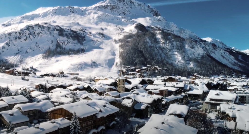 Val d'Isère, a top-of-the-range ski resort in Sa