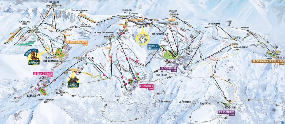 Les Sybelles, een voor iedereen toegankelijk skigebied in de Savoie